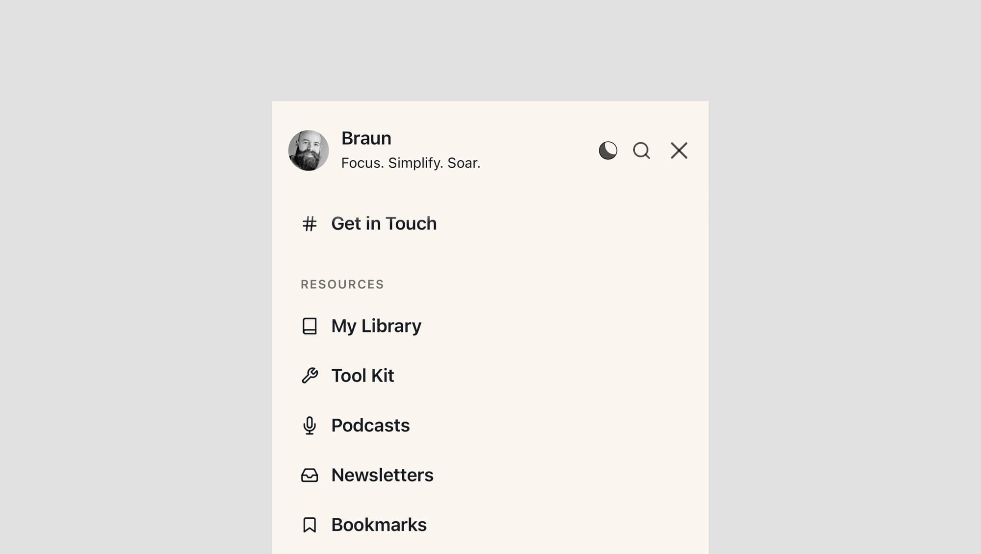 Expanded header icon matching — Themex Studio