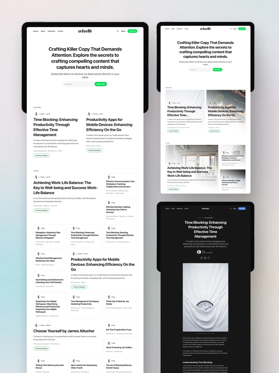 Inclusive Ghost themes elevate your writing — Themex Studio